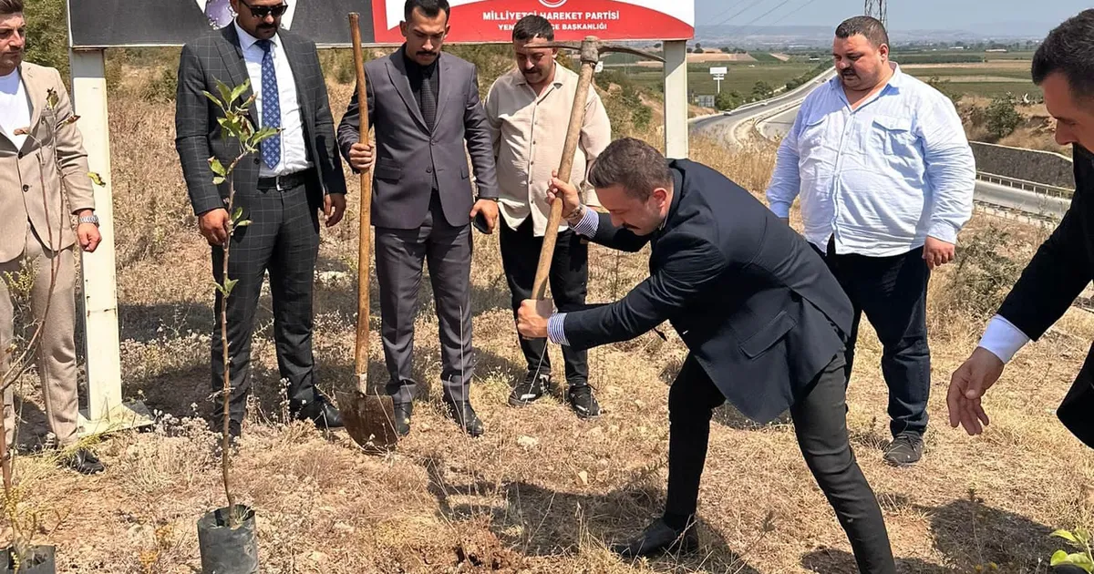 Ülkü Ocakları Bursa İl Başkanlığı orman yangınlarına karşı fidan dikti ...